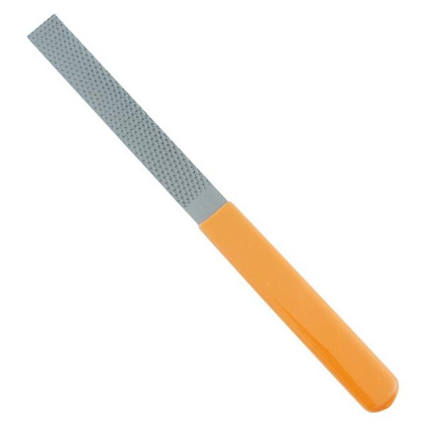 商品情報説明 木材、鉛などの軟質材の切削用に最適なヤスリです。用途 木材加工用のヤスリ。機能 木等の軟素材切削加工に使用します。仕様 ●ヤスリ目数：20CUT/cm。●ソフトグリップ付。●形状：平。●刃長110mm。●目種：ヤスリ目/鬼目。...