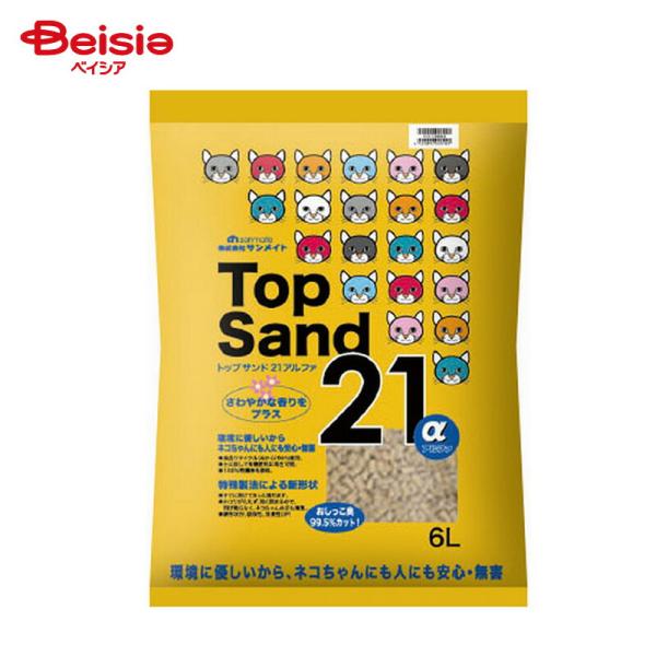 サンメイト トップサンド21アルファ6L×6個 ペット 【セール】