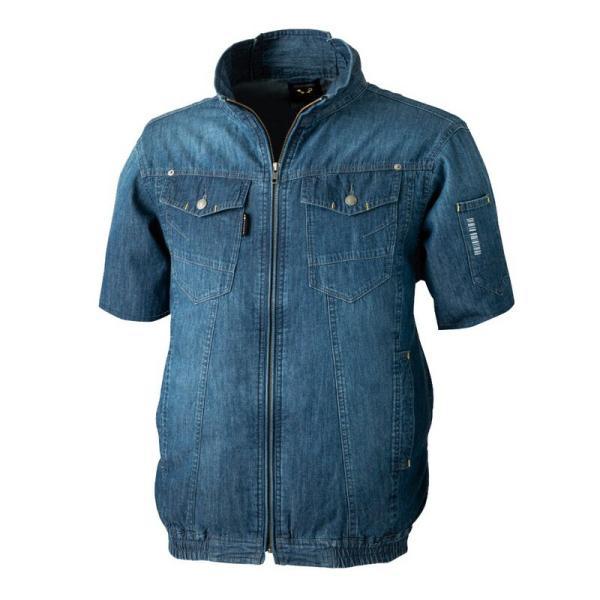 商品情報説明 デニム素材にバイオ洗い加工+プラスト加工を施し、見た目もカジュアル感の高い仕上がりの電動ファン対応のウェアです。用途 作業現場・釣り・フェス・スポーツ観戦などの熱中症対策・猛暑対策。機能 ライトユーザーから建築に携わるハードユ...