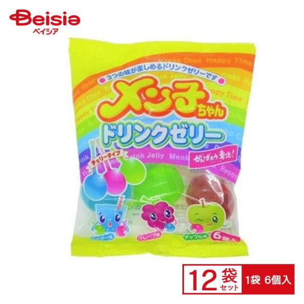 アキヤマ メン子ちゃんドリンクゼリー 6個×12個