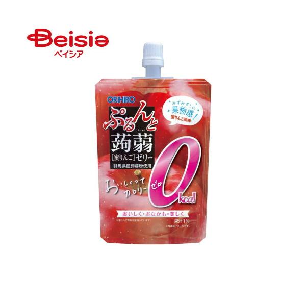 爆買 蒟蒻ゼリー オリヒロ ぷるんと蒟蒻ゼリースタンディングカロリーゼロ蜜りんご×8個
