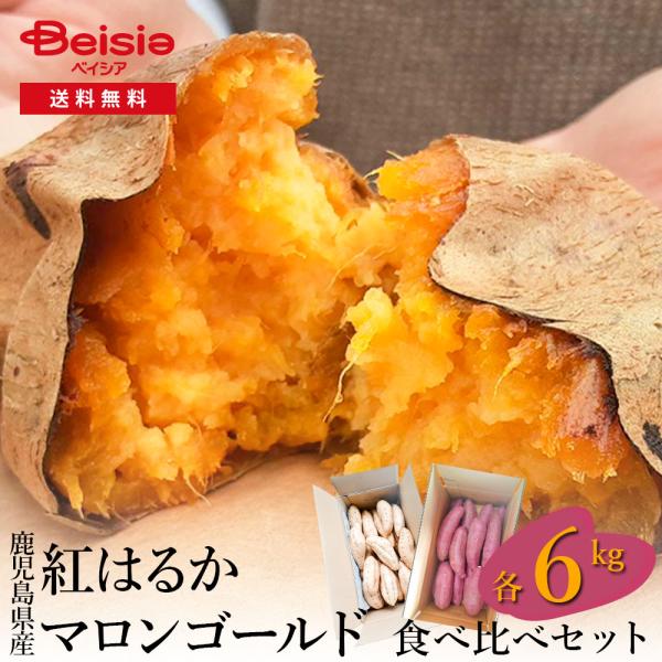 鹿児島県産紅はるかとマロンゴールドの食べ比べセット12kg