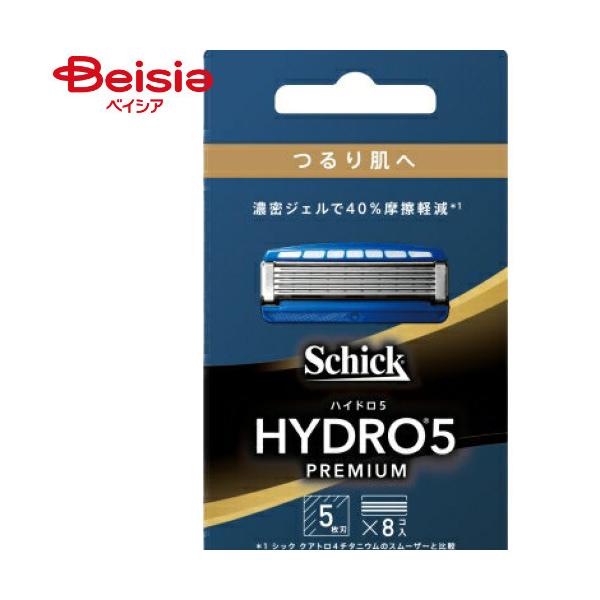 シック Schick ハイドロ5プレミアムつるり肌へ替刃（8コ入）