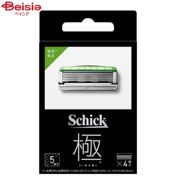 シック Schick キワミ替刃敏感肌用 4個 髭剃り シェーバー