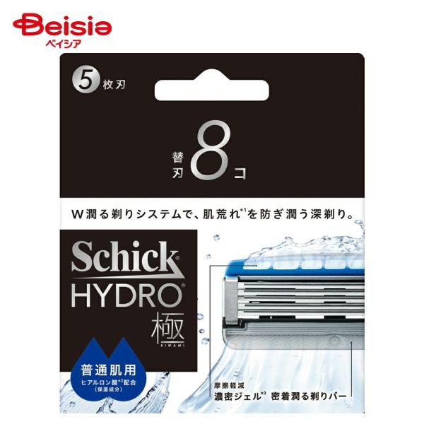 爆買 シック・ジャパン ハイドロ極 普通肌 替刃 8個