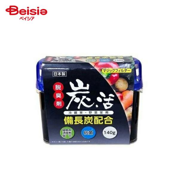 ライオンケミカル マジックフィルター 炭活冷蔵庫野菜室脱臭剤 140g