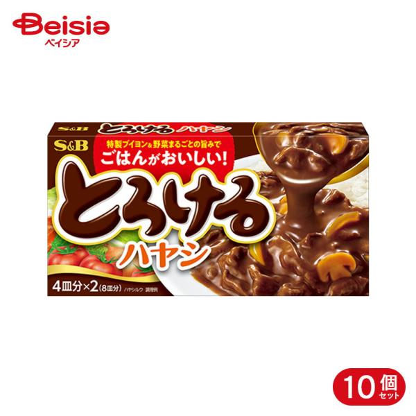 エスビー食品 S&amp;B とろけるハヤシ 140g 10個