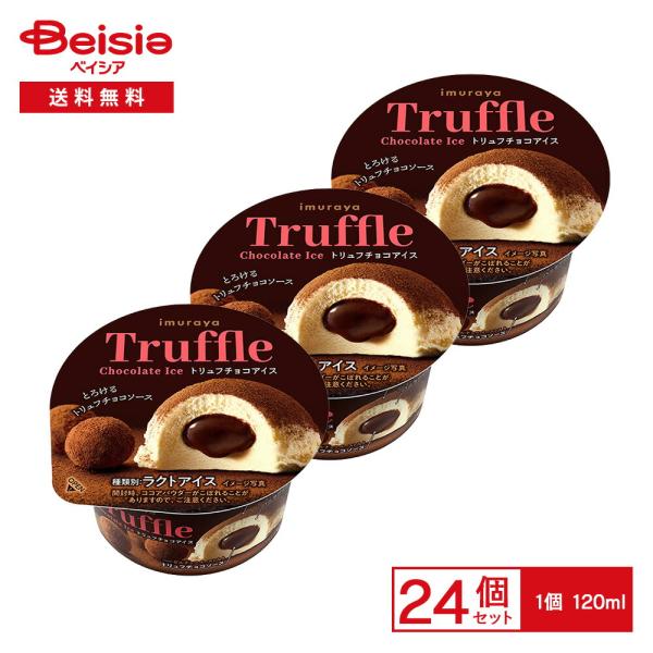 井村屋 トリュフチョコアイス 120ml×24個