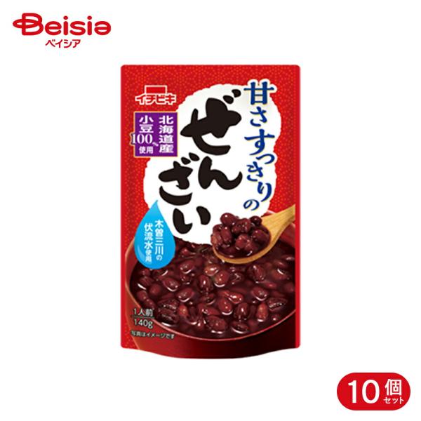 イチビキ 甘さすっきりぜんざい 140g 10個