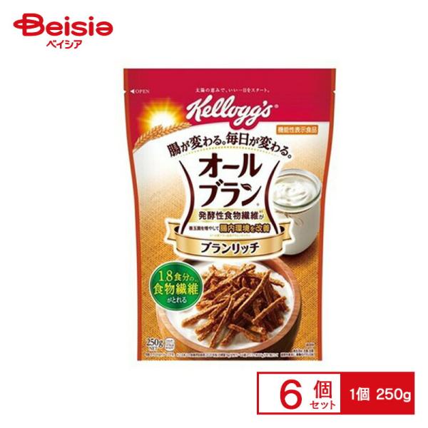 ケロッグ オールブランブランリッチ 250g×6個