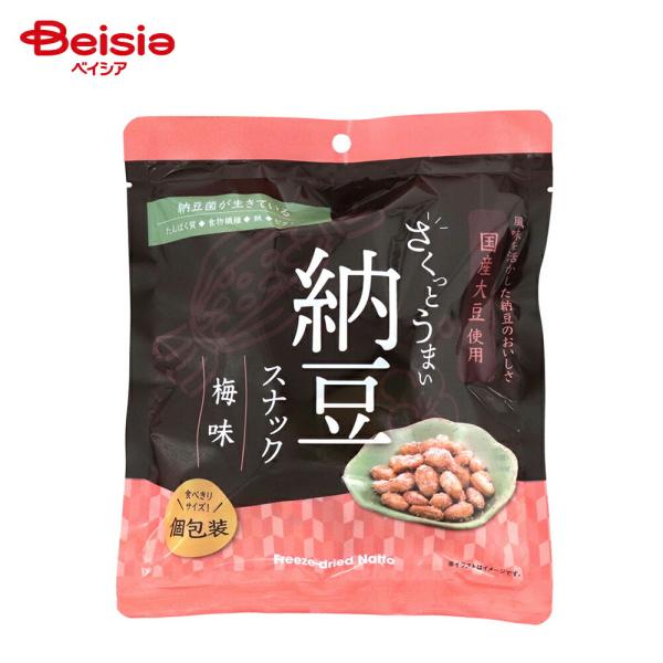 ヤマダフーズ さくっとうまい 納豆スナック 梅味 42g（約15袋入）