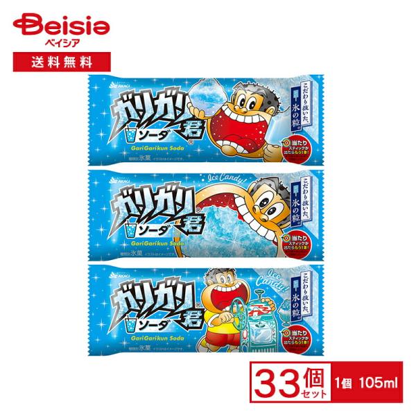 爆買 赤城乳業 ガリガリ君ソーダ 105ml×33本