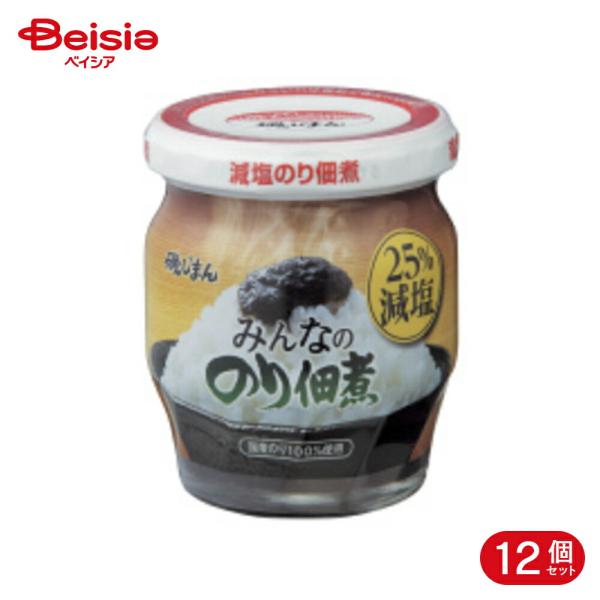 磯じまん みんなののり佃煮 25％減塩 145g 12個