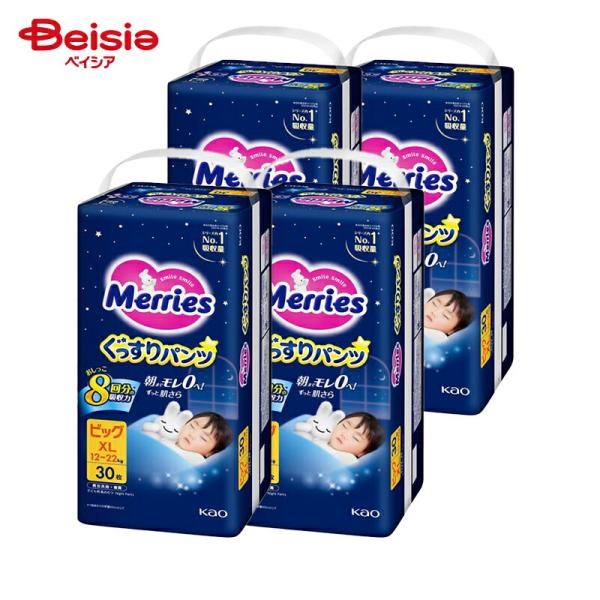 花王 メリーズ ぐっすりパンツ ビッグサイズ 30枚×4パック 30枚