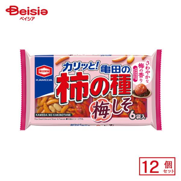 亀田製菓 亀田の柿の種梅しそ 164g×12個
