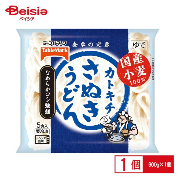 超PayPay祭 [冷凍] テーブルマーク カトキチ国産小麦さぬきうどん5食 900g