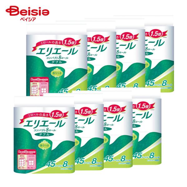 大王製紙 エリエール トイレット8ロールダブル×8個