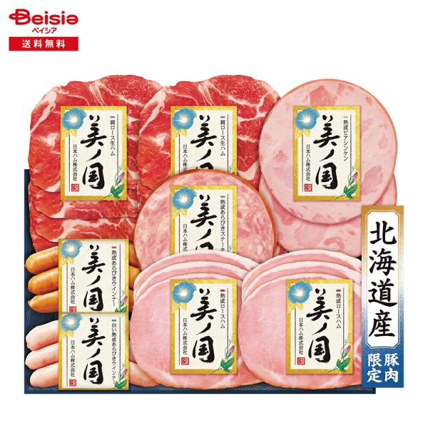 超PayPay祭 お中元 2026 夏ギフト 日本ハム 北海道 プレミアム 美ノ国UKH-48 冷蔵 送料無料 242-70