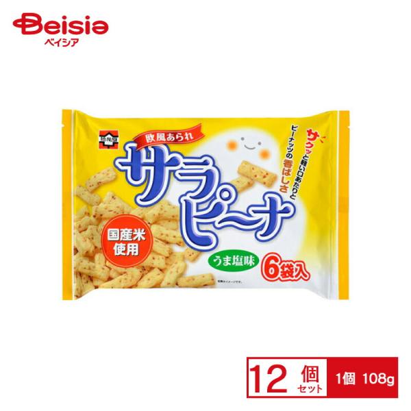 浪花屋製菓 サラピーナ 6袋パック 108g×12個