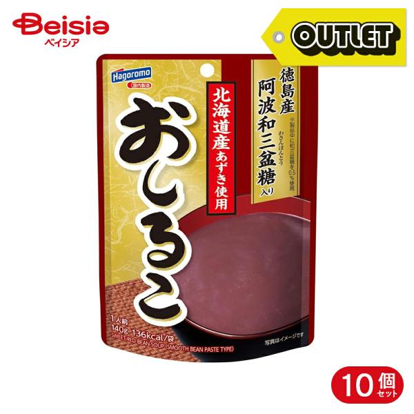 【アウトレット】はごろもフーズ おしるこ 140g 10個