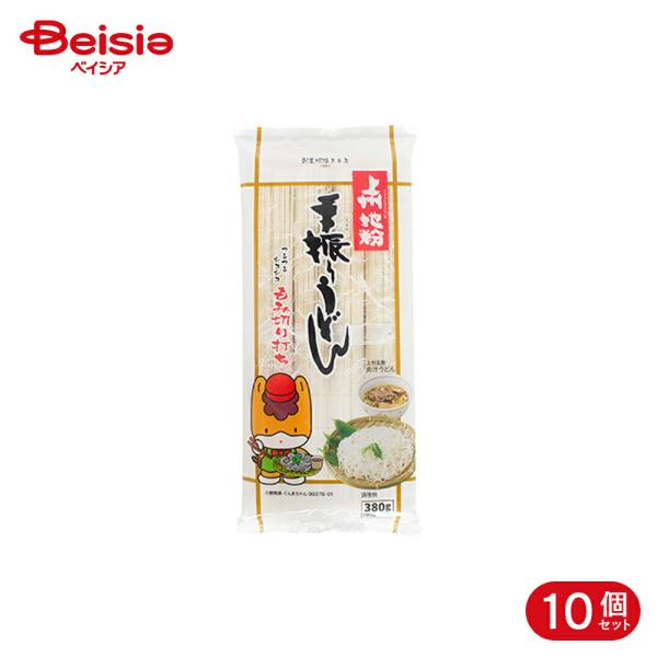 星野物産 上州地粉手振りうどん 380g 10個