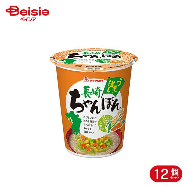 マルタイ ちゃんぽん カップ 65g 12個