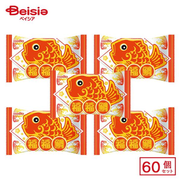 商品仕様・説明メーカー名               名糖産業商品説明               縁起の良い鯛をかたどった「ぷくぷくたいチョコ」を、祝いごと等の振るまい用菓子に仕立てました。内容量               60個セット...