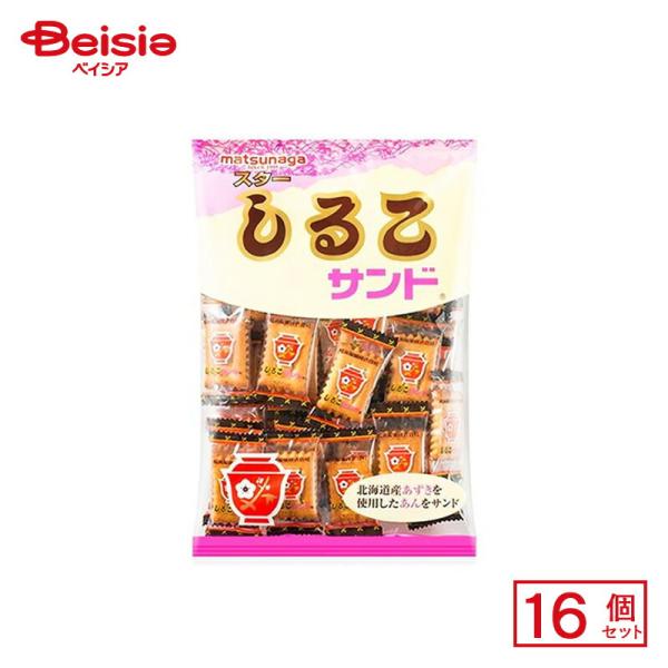松永製菓 スターしるこサンド 160g(個包装込み)×16個
