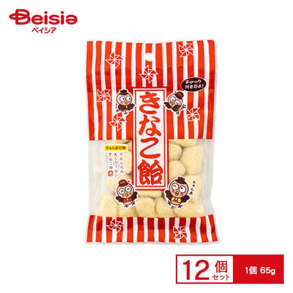 やおきん きなこ飴 ちゅん太とピー子 65g×12個