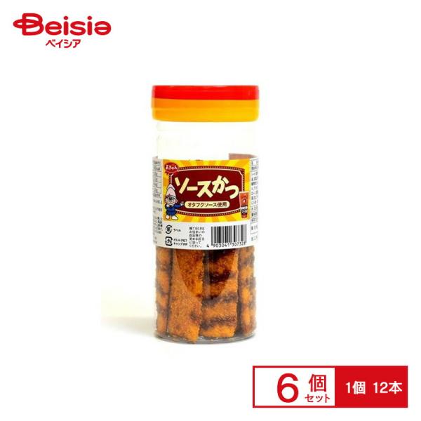 よっちゃん食品 ポットソースかつ 12本×6個　【 爆買 】