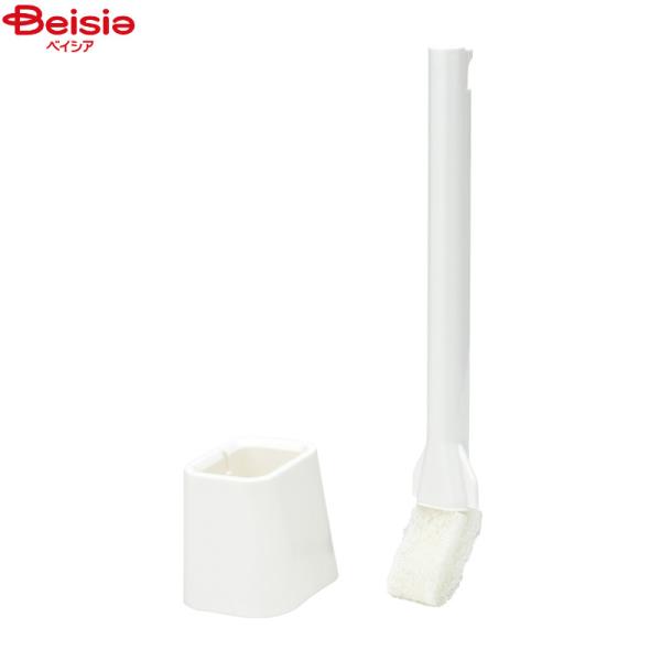 掃除用品 レック  (LEC) 激落ち ワンタッチ交換 トイレクリーナー ラバータイプ1個入×1個 | トイレスポンジ トイレブラシ 先端 交換タイプ 防汚トイレ対応 傷つきにくい ラバー加工 ブラシ