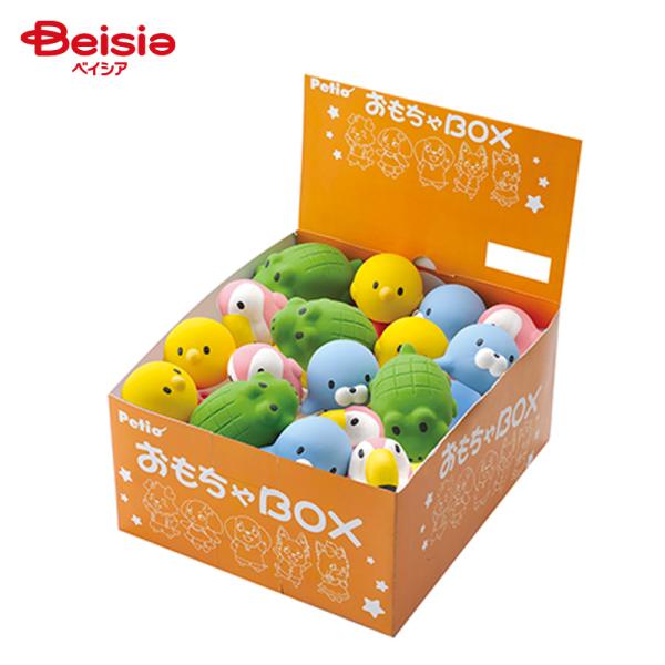 “ワクワク”がいっぱい詰まったおもちゃＢＯＸ！まるいフォルムがかわいいラテックストイ。ボールがわりに遊んでも楽しい！お口の小さなワンちゃんにもくわえやすいサイズ！笛入。商品仕様・説明メーカー名               ペティオ商品説明 ...