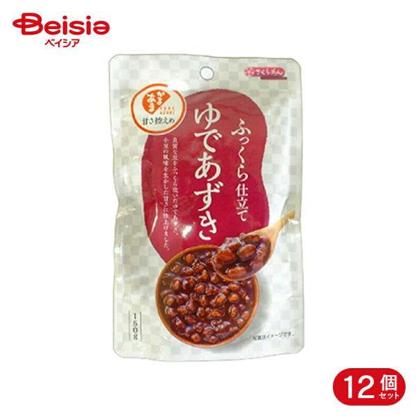 谷尾食糧 さくらあん ゆであずき パウチ 150g 12個