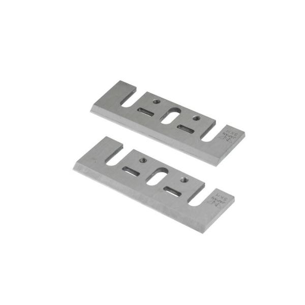 商品情報説明 マキタ製電気カンナ用に取付けることができるカンナ刃です。用途 建築・家具・建具の平面加工、厚み出し加工。機能 刃先素材には独自のハイス鋼を使用し、なめらかな切れ肌を実現しています。仕様 ●刃幅82mm。●入数：2枚。●適応機種...