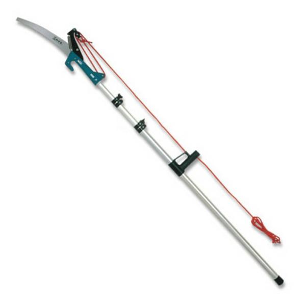 商品情報説明 女性にも楽に使える超軽量アルミ合金製ロープ式高枝切鋏のです。用途 高所の剪定作業。機能 専用ノコギリ刃で、太い枝も簡単に切断できます。アルミポール仕様のため、軽量で作業が楽です。ロープを引いて楽に枝切りが出来ます。頭部は軽くて...