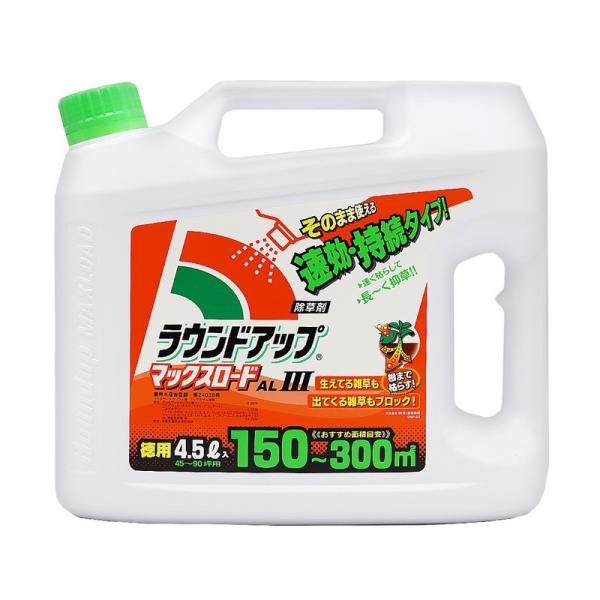 商品仕様・説明商品名                 日産化学 ラウンドアップML AL3(4.5L) 園芸用品 除草剤メーカー                 日産化学農林水産省登録番号                 第24038号農薬...