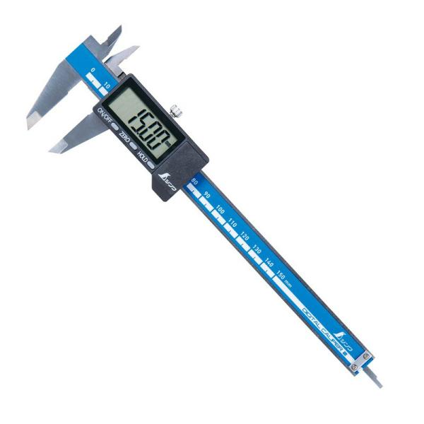 商品情報説明 一目でわかるデジタル表示です。用途 様々な寸法測定に使用するノギス。機能 外側測定、内側測定、深さ測定、段差測定、比較測定、間接測定が出来ます。表示が見えない時に便利なホールド機能付です。無操作状態が続くと自動で電源が切れます...