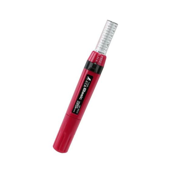 商品情報説明 壁裏の間柱を簡単・確実に探せる下地探しです。用途 石膏ボード用の針式の下地探し。機能 ボード裏の木製下地を針で刺して探知します。目盛付で差し込んだ壁のおおよその厚さが分かります。片手で簡単にロックの切り替えができるので、スムー...