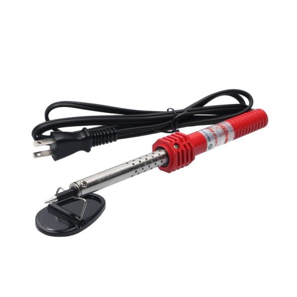 商品情報説明 使いやすい耐蝕こて先付です。用途 電子工作・スイッチ・電線の配線。機能 特殊二重構造ヒーター採用により、表面負荷を下げ、こて先寿命を延ばすことができます。グリップはガラス繊維入りで衝撃に強い構造です。耐蝕鉄メッキこて先を採用し...