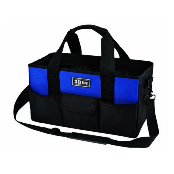 商品情報説明 ありそうでなかったこの形、さらに進化した丈夫さです。用途 工具・道具・電動工具などの収納・運搬。機能 丈夫な4面補強入りの超立体で収納性が抜群です。外側には長物などが収納できる大型ポケット(ホック付)があります。移動などに便利...