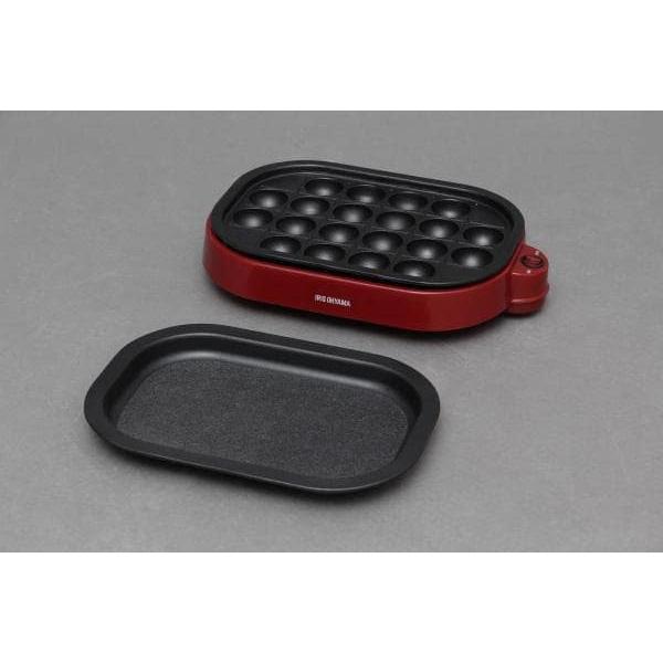 焼きムラが少ないヒーター形状のたこ焼きプレートです。こびりつきにくいフッ素加工で、あつあつ美味しいたこ焼きや料理ができます。取替え簡単な、たこ焼きプレート（直径40mm、たこ焼き穴：20穴）と平面プレートの2WAYプレートタイプです。平面プ...