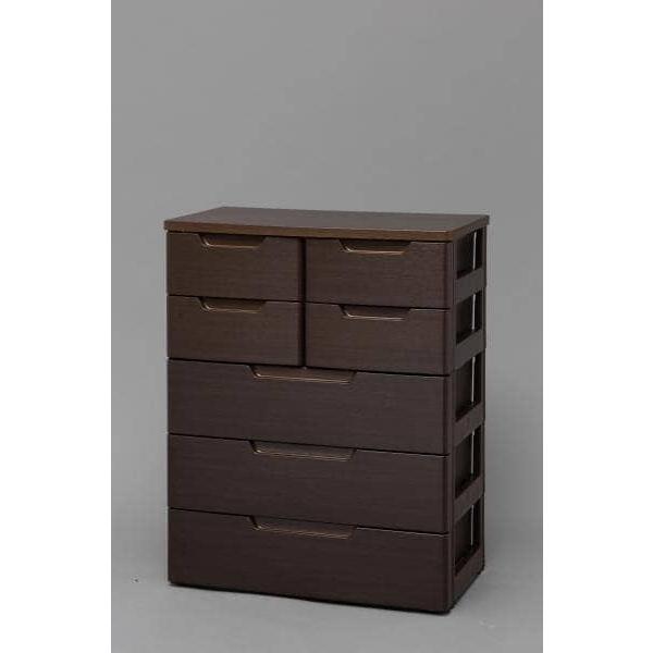 アイリスオーヤマ MUチェスト MU-7234 木目ブラウン　【 爆買 】