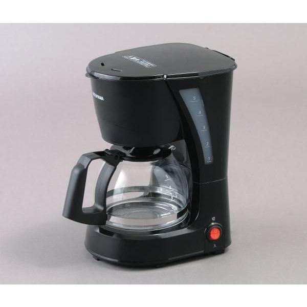 ご家庭で簡単に本格コーヒーが楽しめるドリップ式コーヒーメーカーです。最大5杯分をドリップでき、ドリップ終了後も自動で保温が続くのでいつでも温かいコーヒーが楽しめます。水量目盛付き（水タンク、コーヒーサーバー）なので飲みたい分だけドリップでき...