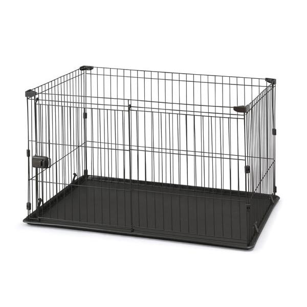 アイリスオーヤマ システムサークルトレー付き STS-1200T マットブラウン/マットホワイト