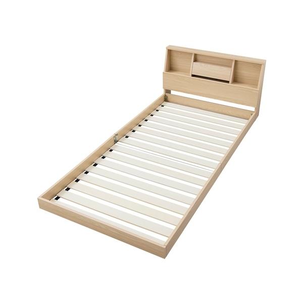 アイリスオーヤマ フロアベッド FBF-S ナチュラル