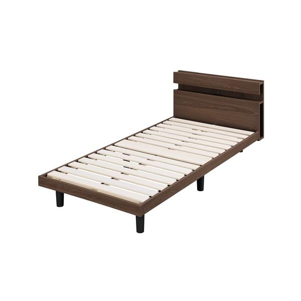 アイリスオーヤマ すのこベッド SNBS-S ウォールナット