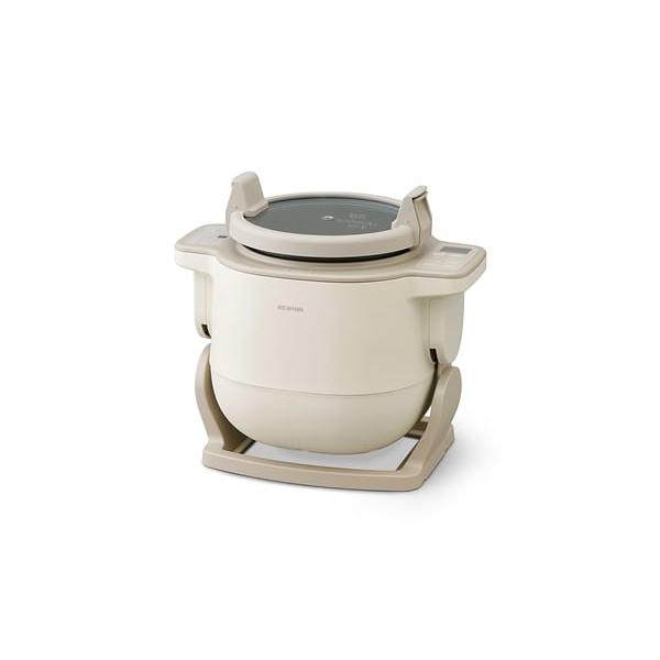 アイリスオーヤマ 自動かくはん式調理機 CHEF DRUM DAC-IB2-C アイボリー　【 爆買 】