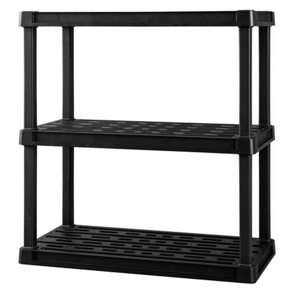 アイリスオーヤマ プラスチックラック PLR-9143 ブラック　【 爆買 】