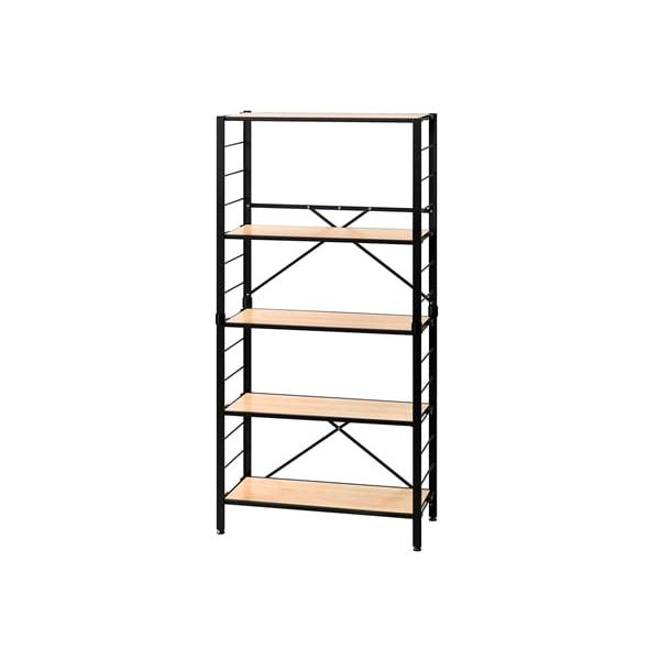 アイリスオーヤマ 組立簡単 連結スチールラック KRSR-5 ヴィンテージブラウン