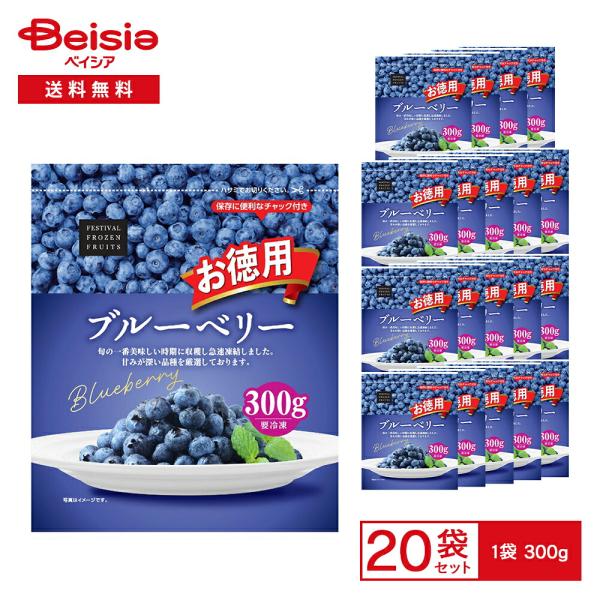 爆買 富士通商 お徳用 ブルーベリー 300g×20袋